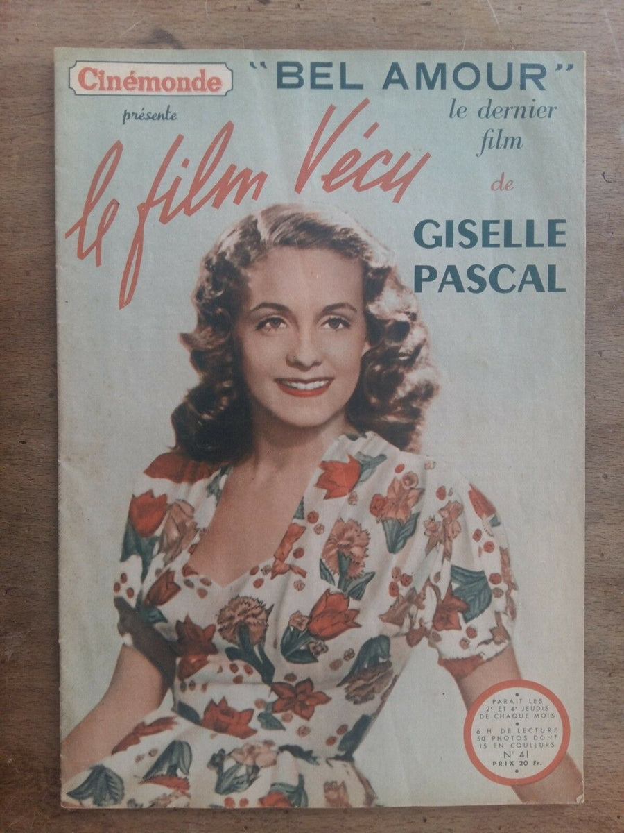 CINEMONDE Magazine n° 41 BEL AMOUR by GISELLE PASCAL * – CINEAD