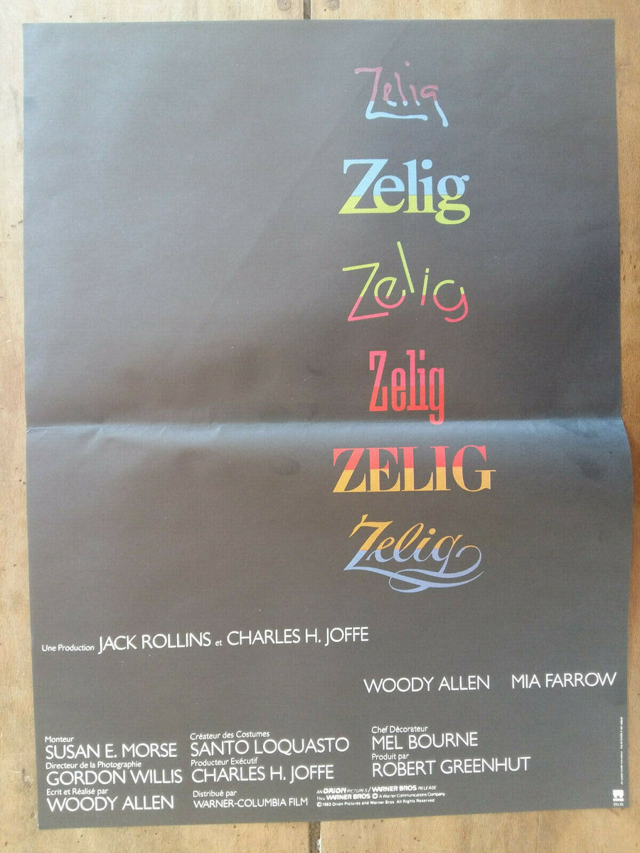 Poster ZELIG Mia Farrow WOODY ALLEN 40x60cm – CINEAD