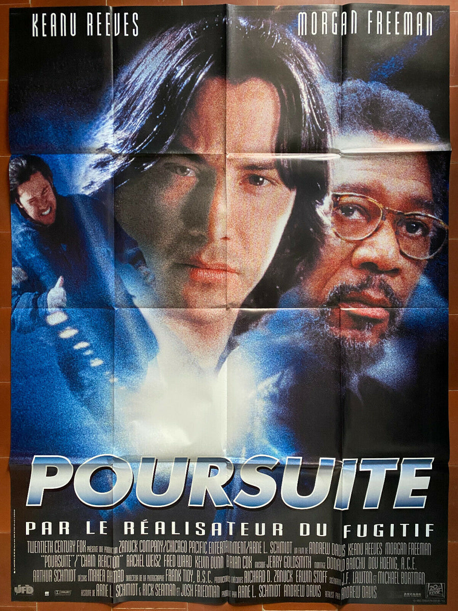 Poster PURSUIT Andrew DAVIS Keanu REEVES Morgan FREEMAN 120x160cm – CINEAD