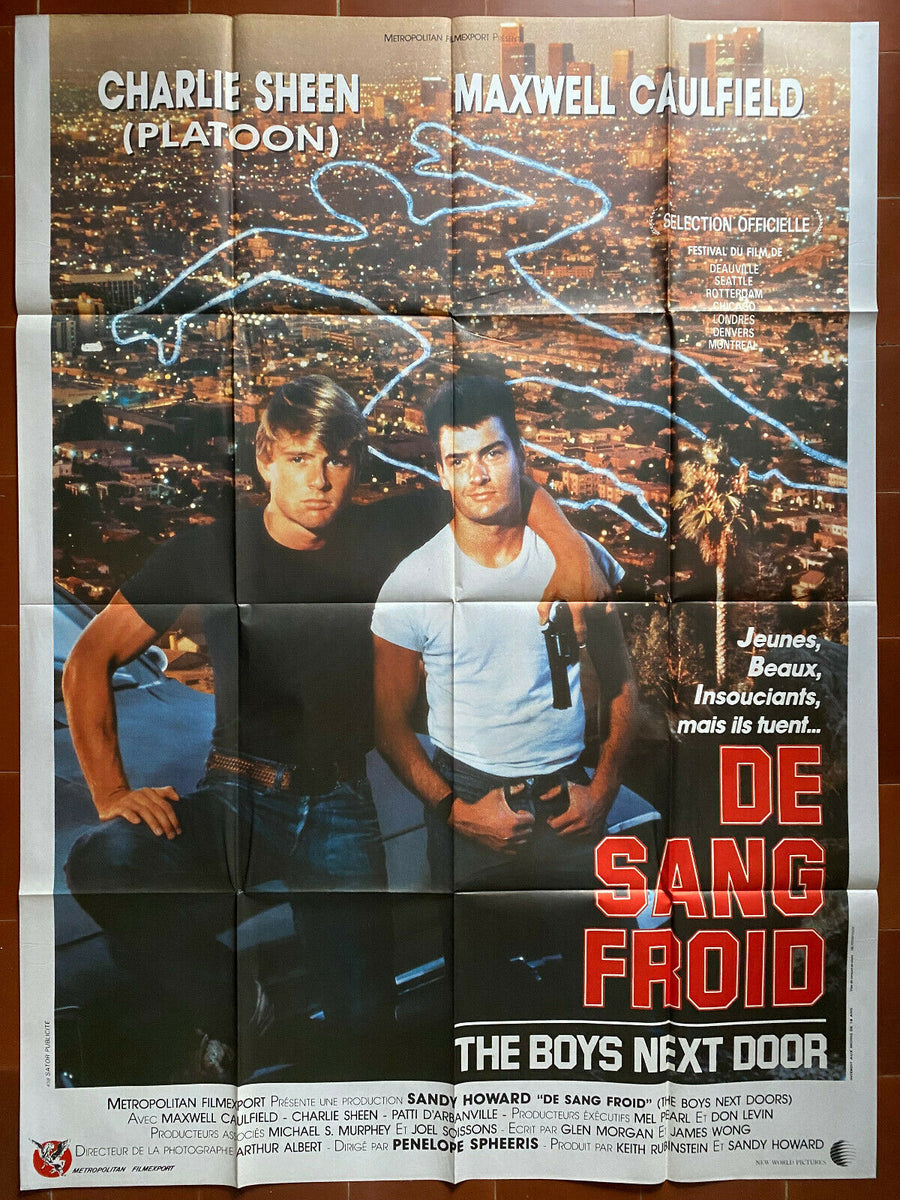 COLD BLOOD Poster Penelope SPHEERIS Charlie SHEEN 120x160cm – CINEAD