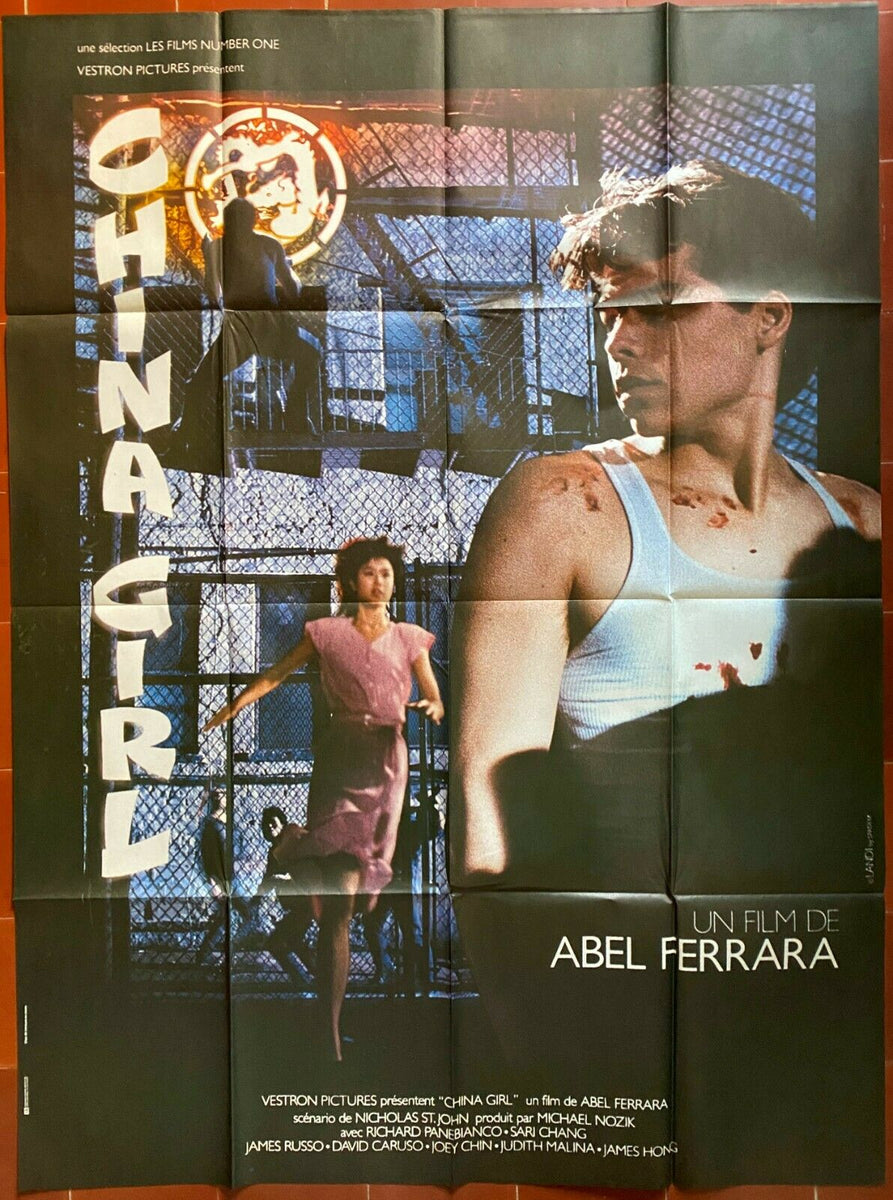 Poster CHINA GIRL James Russo ABEL FERRARA Richard Panebianco 120x160c ...