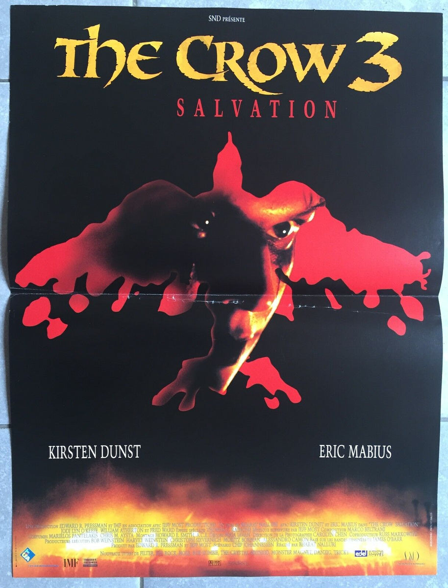 Poster THE CROW 3 Salvation KIRSTEN DUNST Eric Mabius 40x60cm * – CINEAD