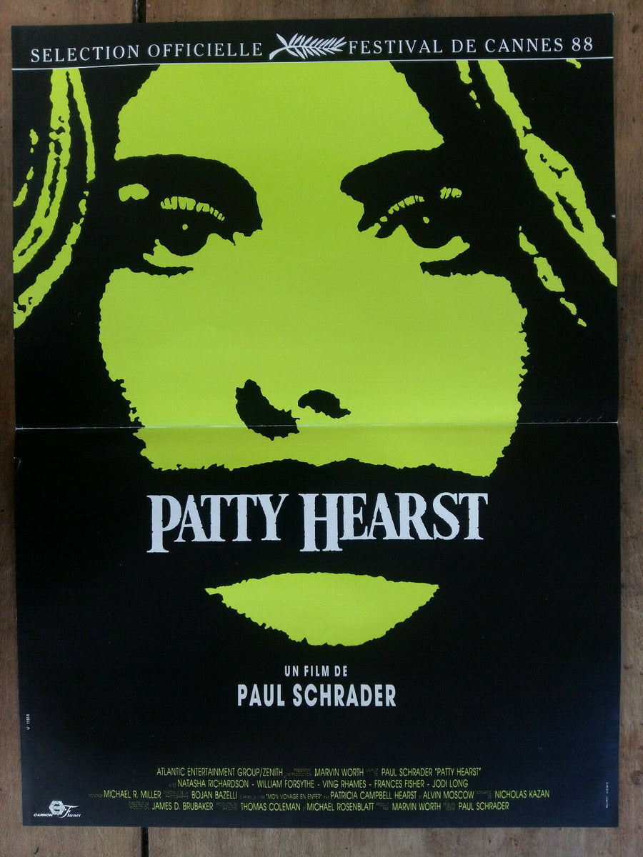Poster PATTY HEARST Paul SCHRADER Natasha RICHARDSON William FORSYTHE ...