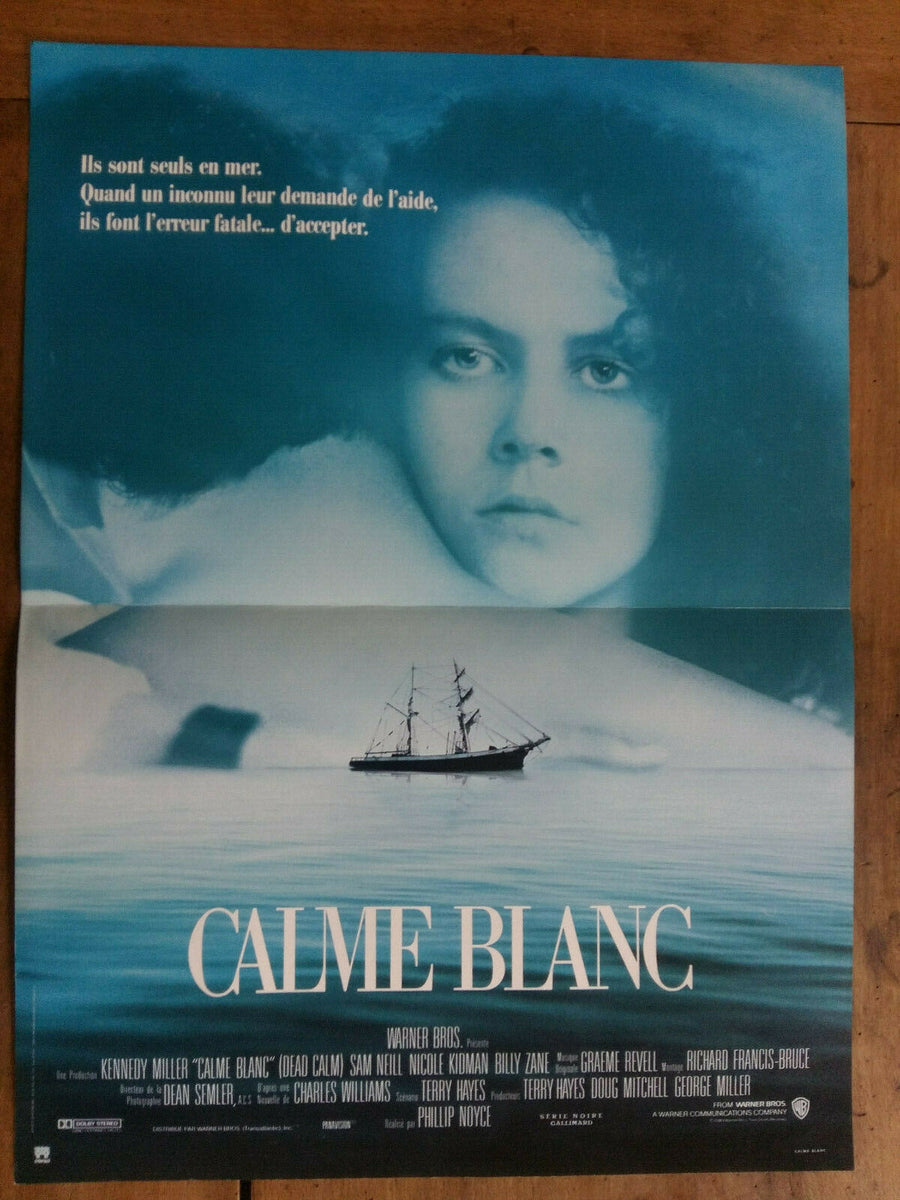 Poster CALM WHITE Philip NOYCE Nicole KIDMAN Sam NEILL 40x60cm – CINEAD