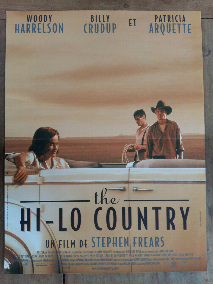 Poster HI-LO COUNTRY Stephen FEARS Woody HARRELSON Billy CRUDUP 40x60c ...