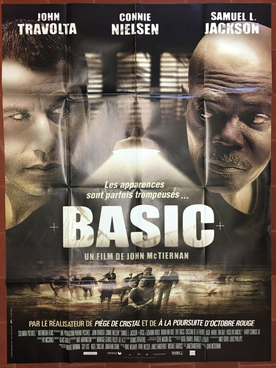Poster BASIC John McTiernan JOHN TRAVOLTA Samuel L. Jackson 120x160cm ...