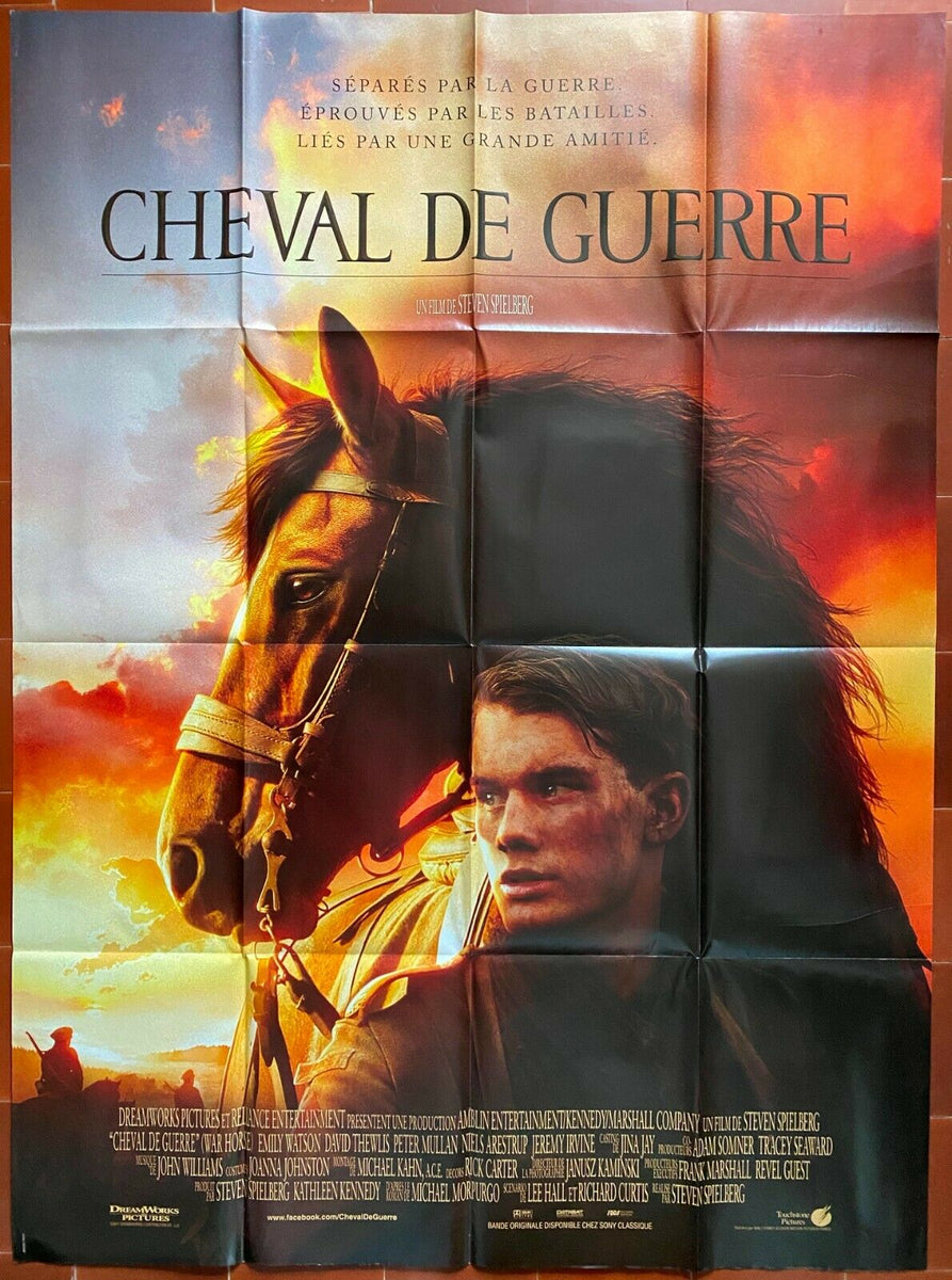 WAR HORSE Poster Steven SPIELBERG Jeremy Irvine WAR HORSE 120x160cm ...