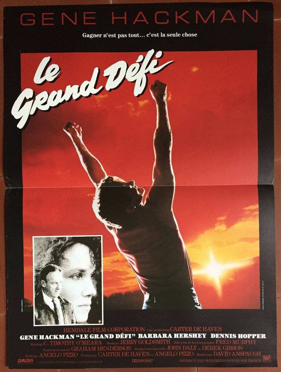 Poster THE GREAT CHALLENGE Hoosiers GENE HACKMAN Dennis Hopper 40x60cm ...