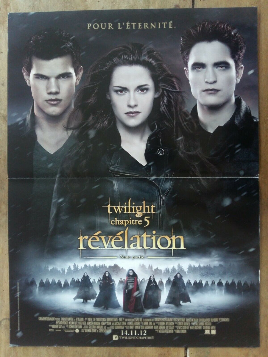 Poster TWILIGHT CHAPTER 5 REVELATION Robert Pattinson KRISTEN STEWART ...