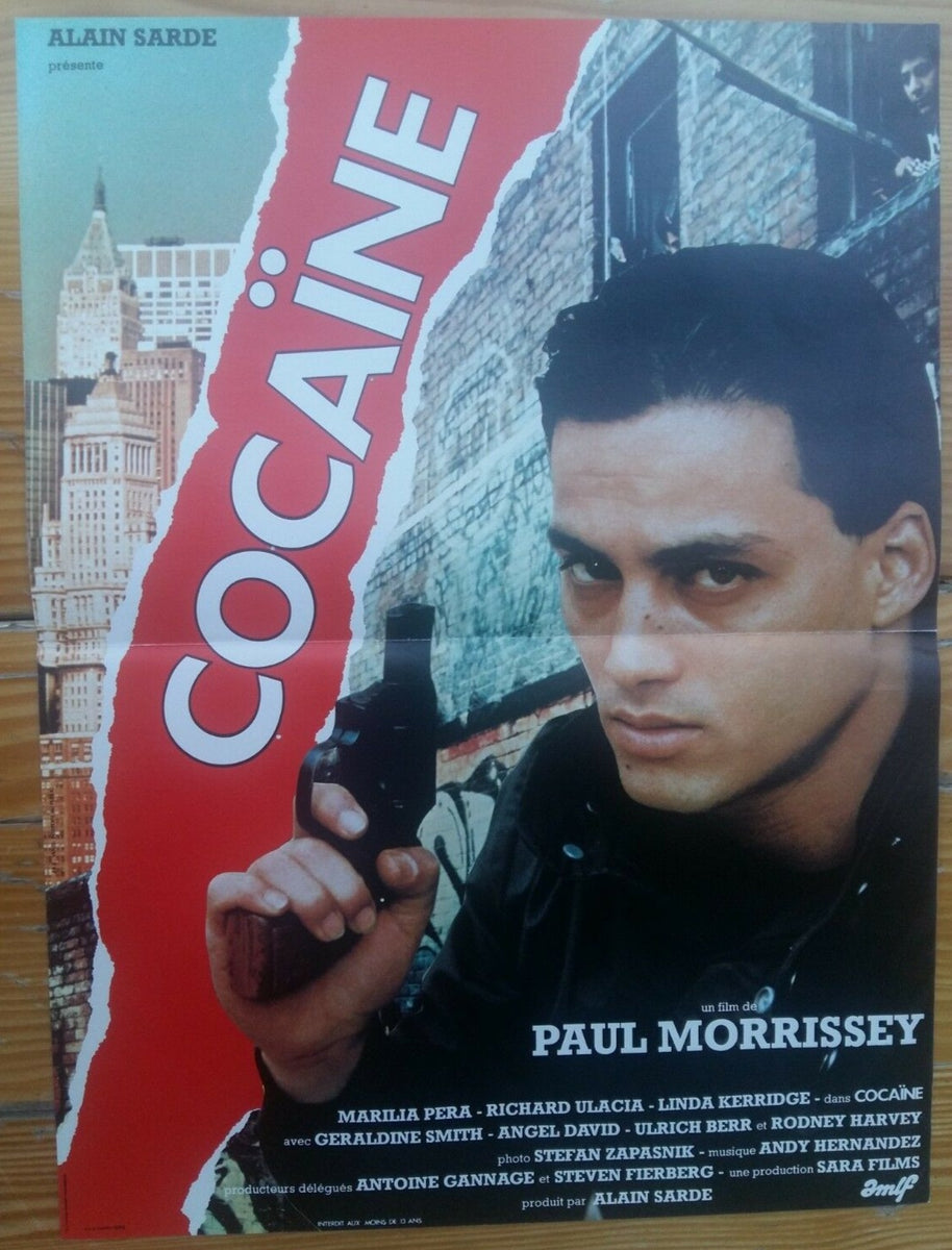 Poster COCAINE Paul MORRISSEY Marilia PERA Richard ULACIA 40x60cm – CINEAD