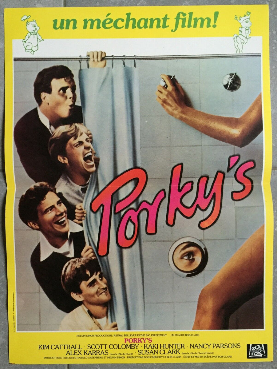 Poster PORKY'S Bob Clark DAN MONAHAN Mark Herrier 40x60cm * – CINEAD