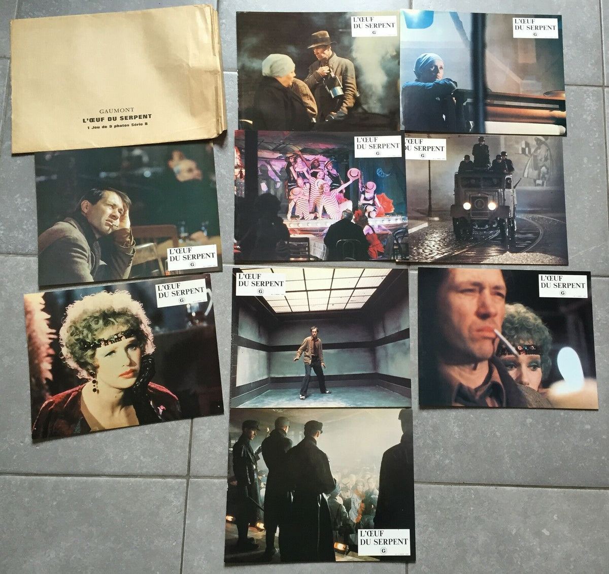 THE SNAKE'S EGG Liv Ullmann INGMAR BERGMAN David Carradine set of 9 ph ...