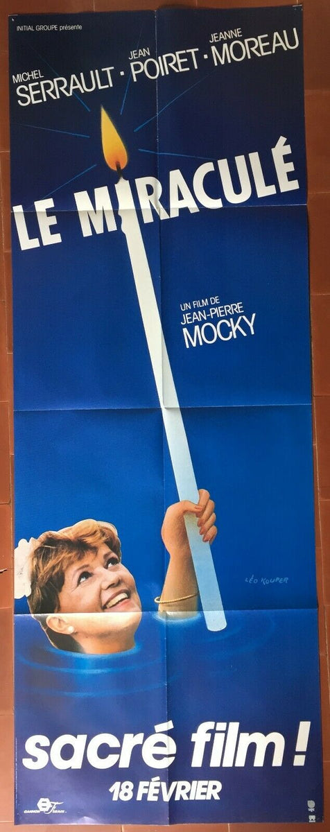 Poster THE MIRACLE Jeanne Moreau JEAN-PIERRE MOCKY Leo Kouper 60x160cm ...