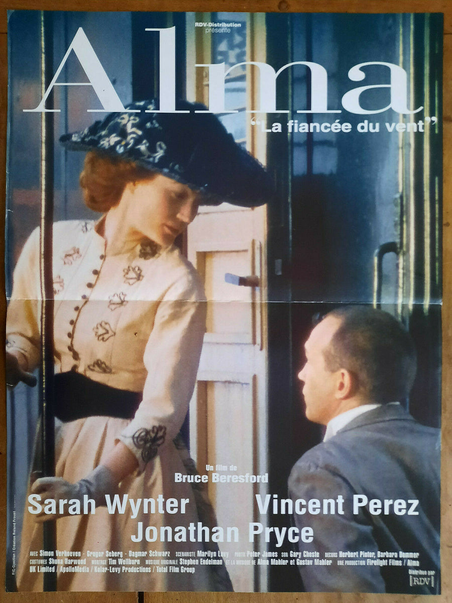 Poster ALMA Bruce BERESFORD Sarah WYNTER Vincent PEREZ 40x60cm – CINEAD