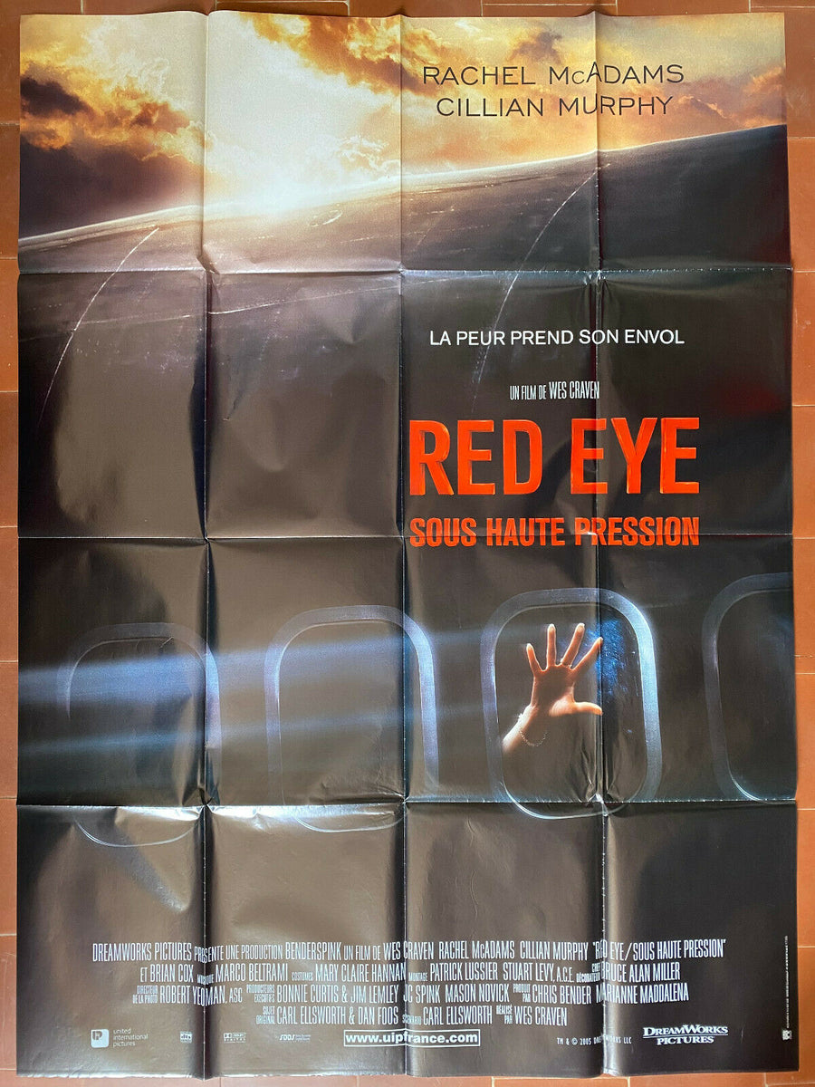 Poster RED EYE Wes CRAVEN Cillian MURPHY Rachel McADAMS Brian COX 120x ...