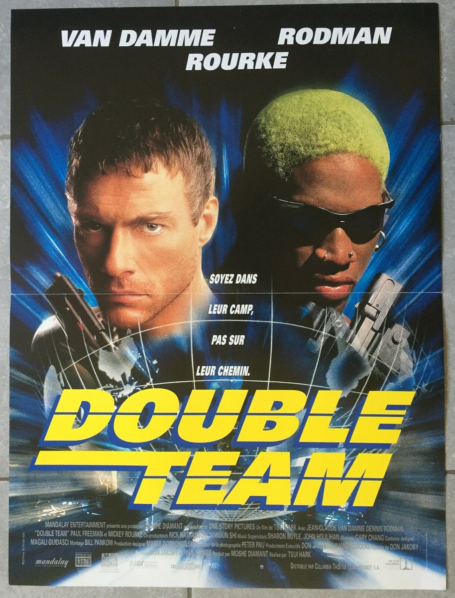 DOUBLE TEAM poster Dennis Rodman JEAN-CLAUDE VANDAMME 40x60cm * – CINEAD