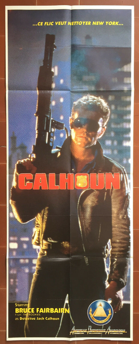 Poster CALHOUN Nightstick BRUCE FAIRBAIRN Kerrie Keane 60x160cm * – CINEAD