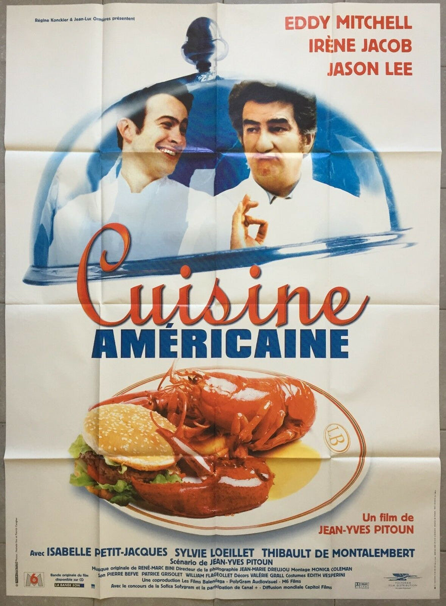 AMERICAN CUISINE Poster Jason Lee EDDY MITCHELL Restaurant 120x160cm ...