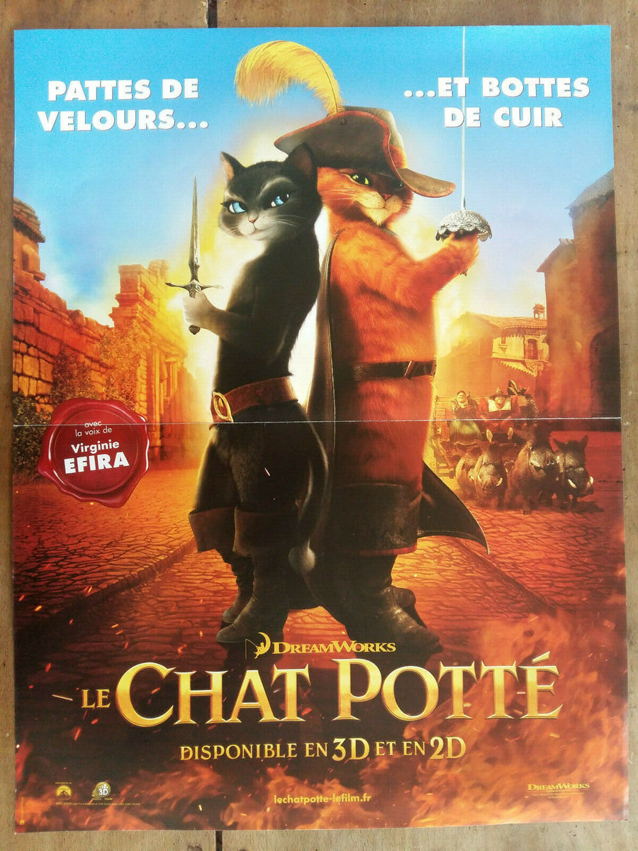 Affiche LE CHAT POTTE Dessin animé Manga Enfant 40x60cm – CINEAD
