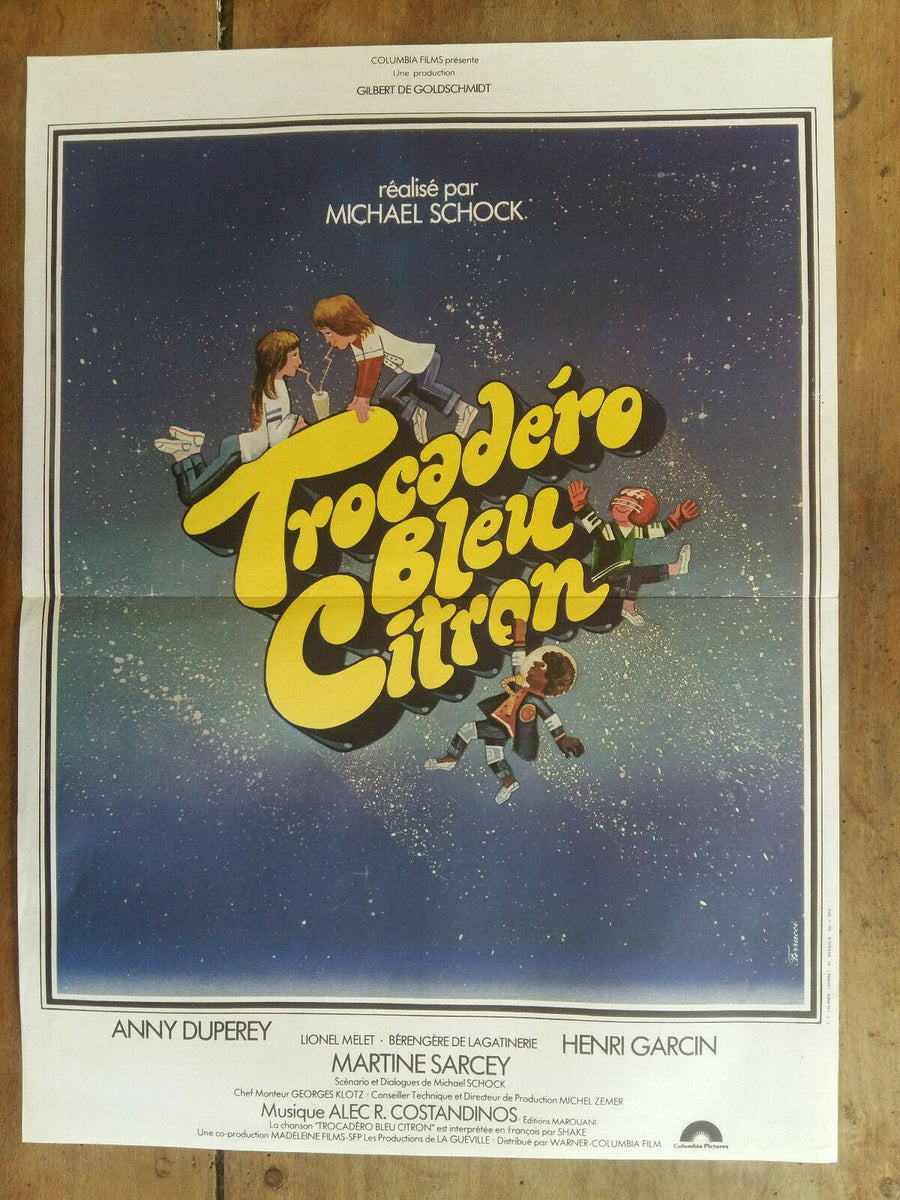 Poster TROCADERO LEMON BLUE Michael SCHOCK Anny DUPEREY 40X60cm – CINEAD