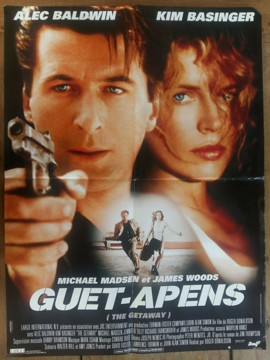 Poster GUET-APENS Alec BALDWIN Kim BASINGER Roger DONALDSON 60x80cm ...