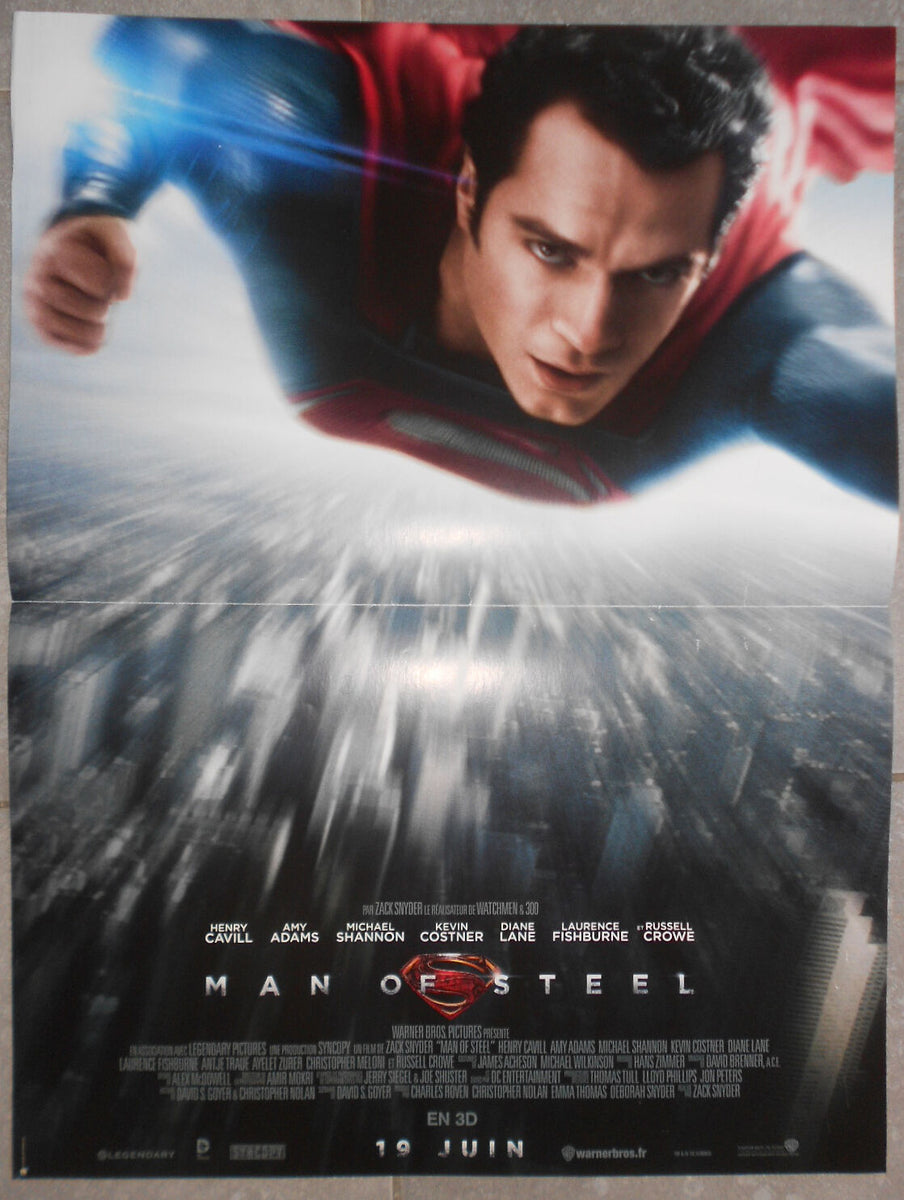 Poster MAN OF STEEL SUPERMAN Zack Snyder HENRY CAVILL 40x60cm – CINEAD
