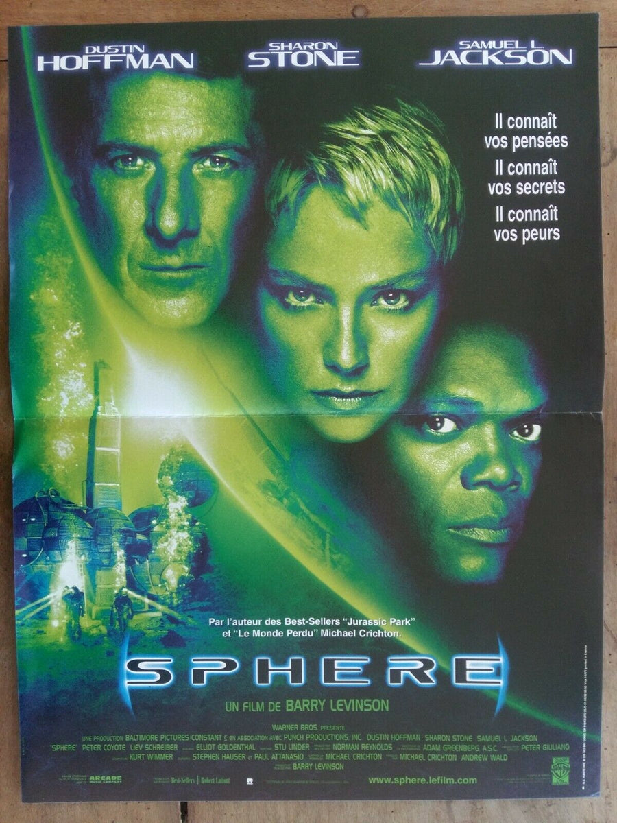 Affiche SPHERE Barry LEVINSON Dustin HOFFMAN Sharon STONE 40x60cm ...