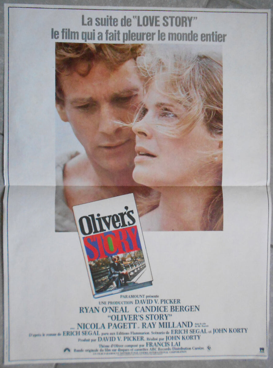 Poster OLIVER'S STORY Ryan O'Neal CANDICE BERGEN Nicola Pagett 40x60cm ...