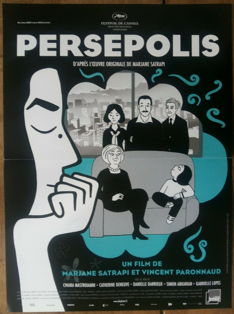 PERSEPOLIS poster Marjane SATRAPI Vincent PARONNAUD 40x60cm – CINEAD