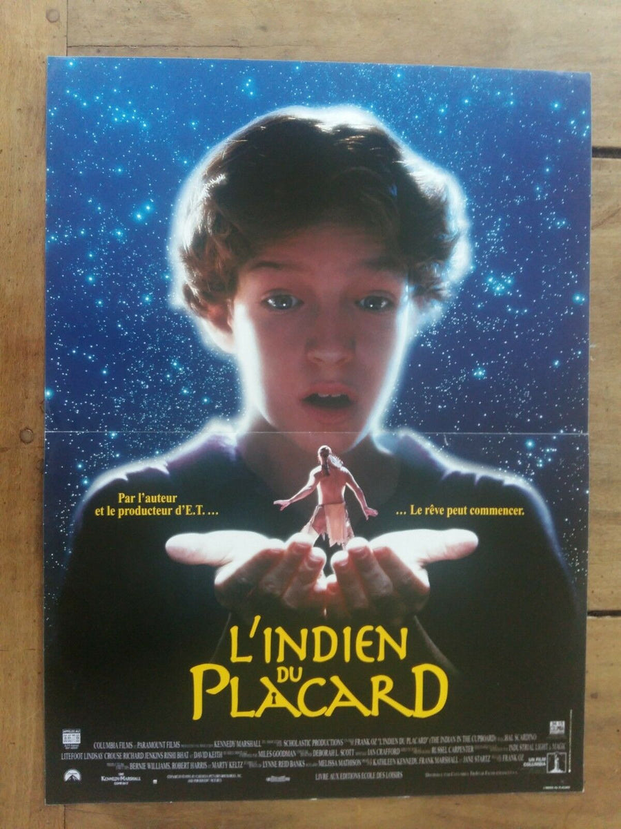 Poster THE INDIAN IN THE CUPBOARD frank OZ hal SCARDINO david KEITH 40 ...