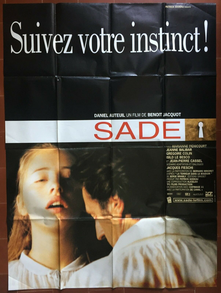 Poster SADE Daniel Auteuil ISILD LE BESCO Benoit Jacquot 120x160cm – CINEAD