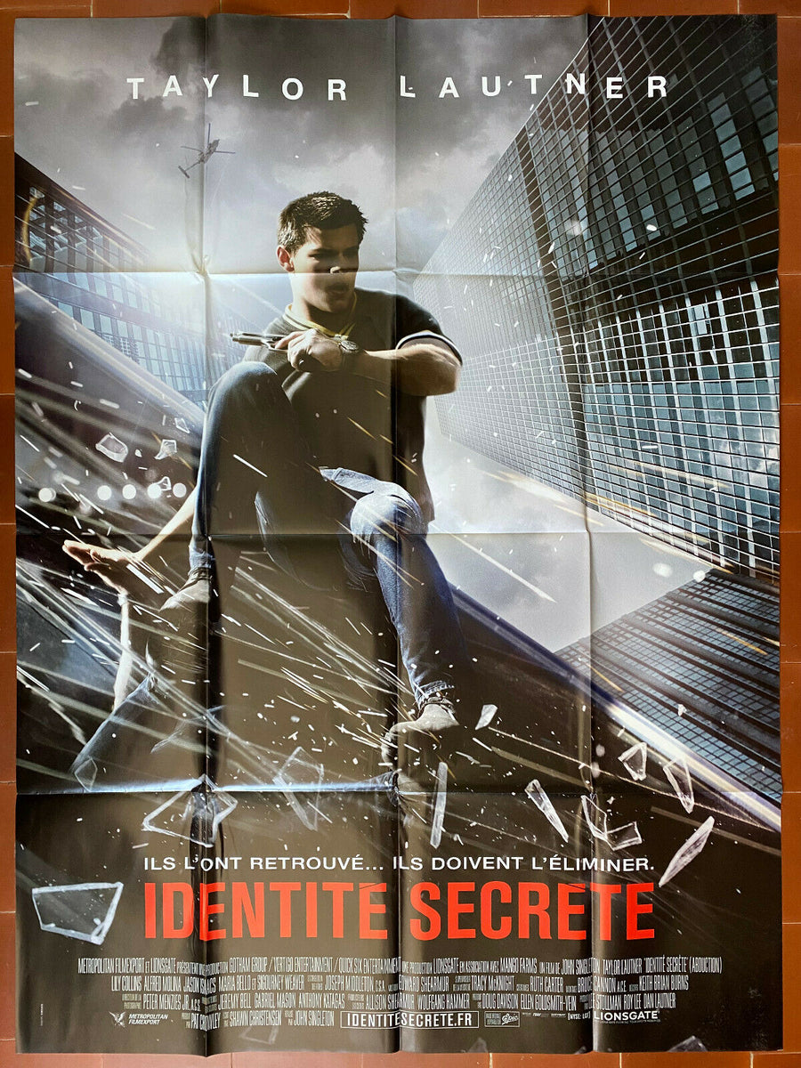SECRET IDENTITY Poster John SINGLETON Taylor LAUTNER Lily COLLINS 120x ...