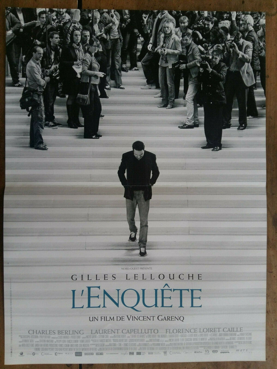 Poster THE INVESTIGATION Vincent GARENQ Gilles LELLOUCHE Charles BERLI ...