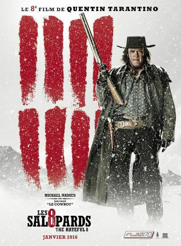 Rolled poster THE 8 BASTARDS The Hateful Eight QUENTIN TARANTINO 120x1 ...