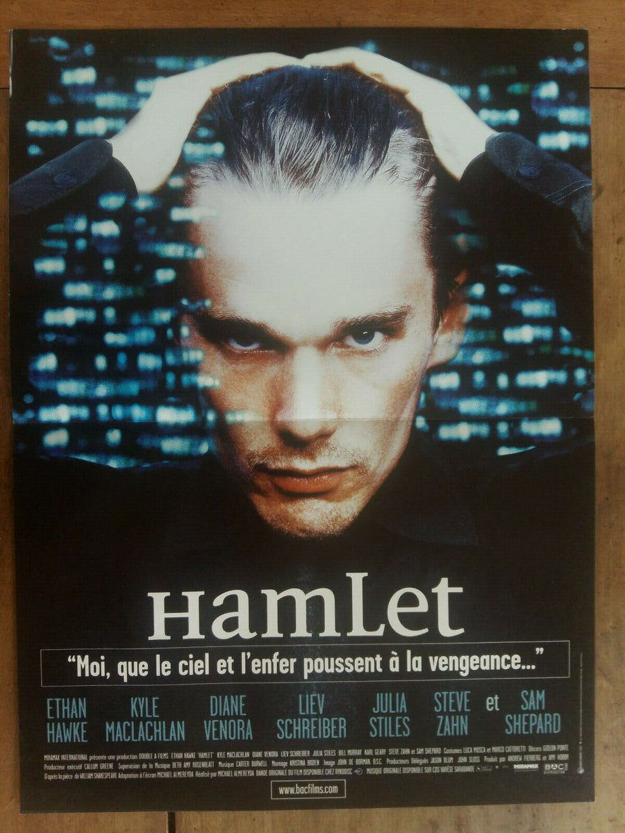 Poster HAMLET Michael ALMEREYDA Ethan HAWKE Diane VENORA Ethan HAWKE 4 ...