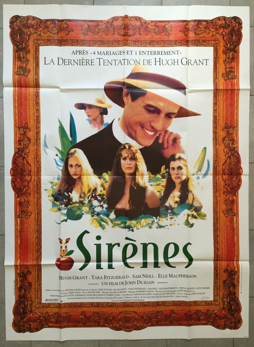 Sirens Poster Sirens HUGH GRANT Tara Fitzgerald SAM NEILL 120x160cm ...