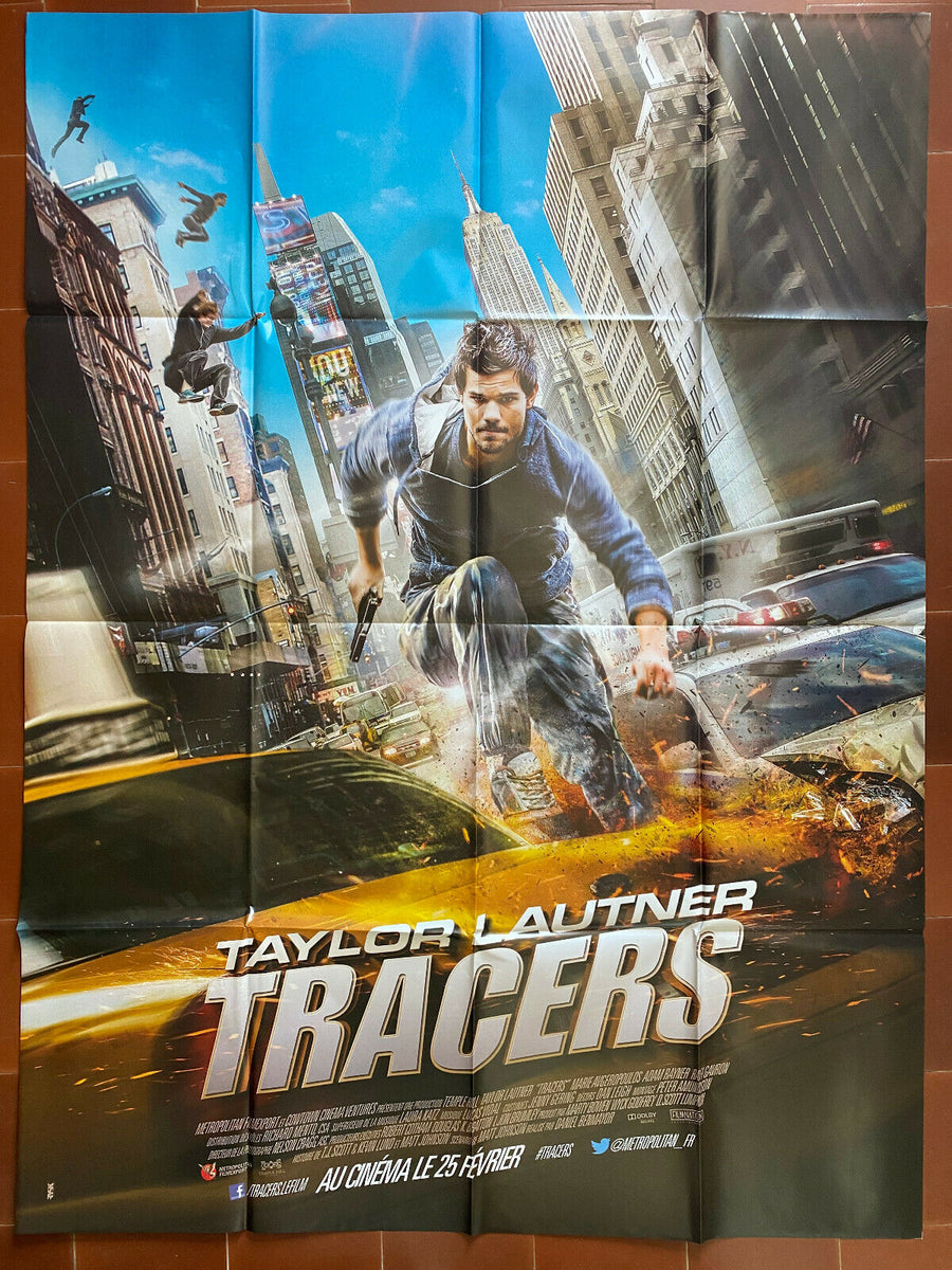 Affiche TRACERS Daniel BENMAYOR Taylor LAUTNER Adam RAYNER 120x160cm ...