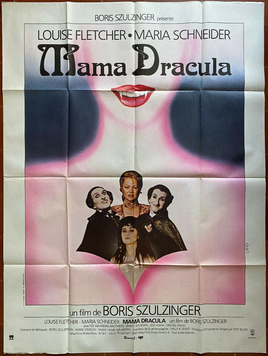 Poster MAMA DRACULA Boris SZULZINGER Louise FLETCHER Vampire 120x160cm ...
