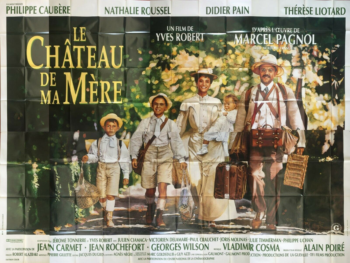 Poster MY MOTHER'S CASTLE Julien Ciamaca YVES ROBERT Caubère 400x300cm ...