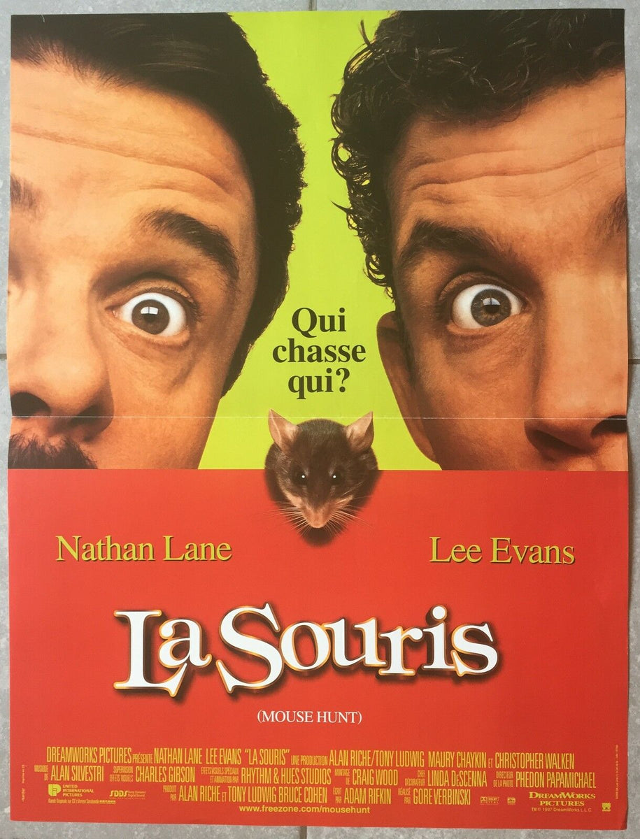 Poster THE MOUSE Mousehunt GORE VERBINSKI Nathan Lane LEE EVANS 40x60c ...