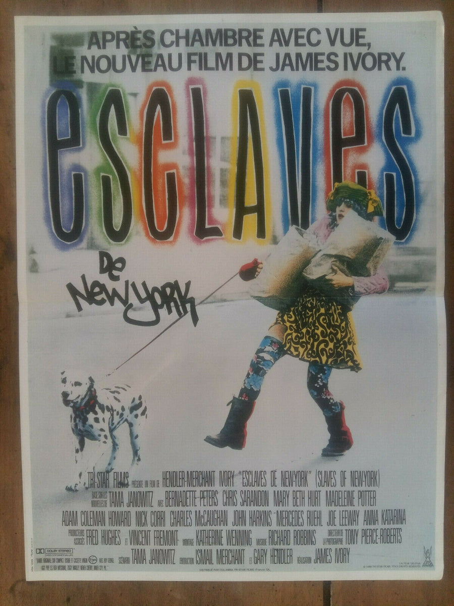 Poster SLAVES James IVORY Bernadette PETERS Chris SARANDON 40x60cm – CINEAD