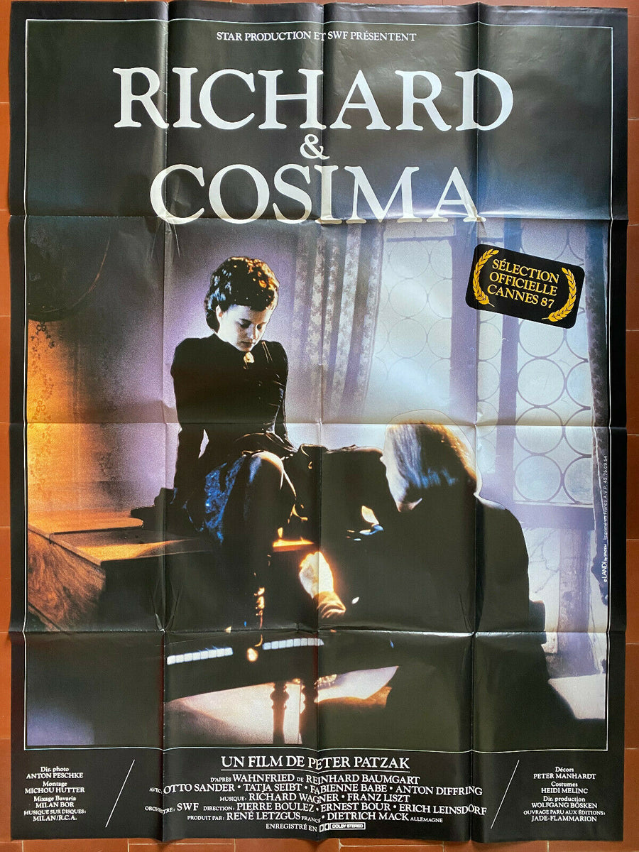 Poster RICHARD ET COSIMA Peter PATZAK Otto SANDER Tatja SEIBT 120x160c ...