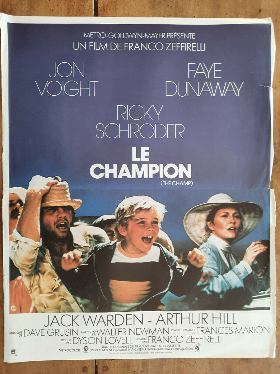 Poster THE CHAMPION Franco ZEFFIRELLI Faye DUNAWAY Jon VOIGHT 40x60cm ...