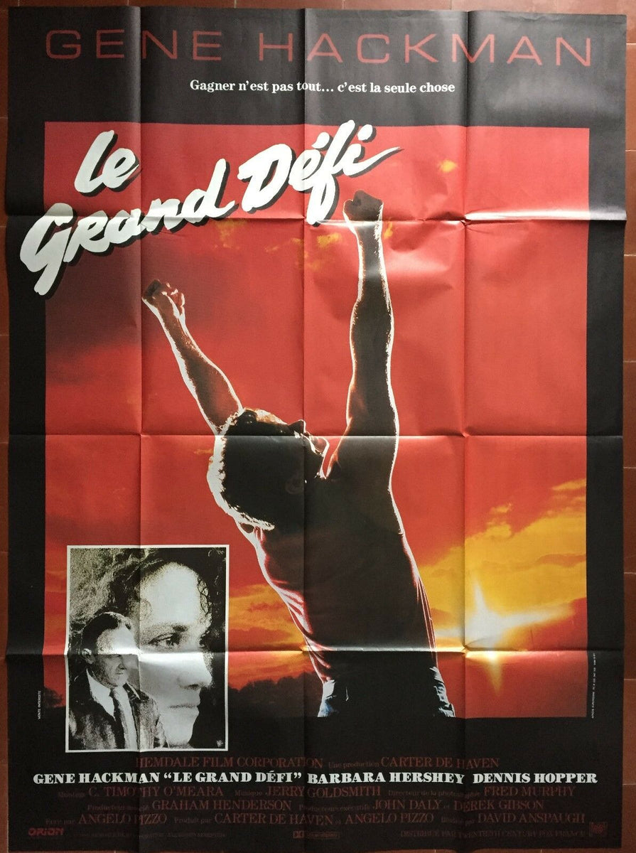 Poster THE GREAT CHALLENGE Hoosiers GENE HACKMAN Dennis Hopper 120x160 ...