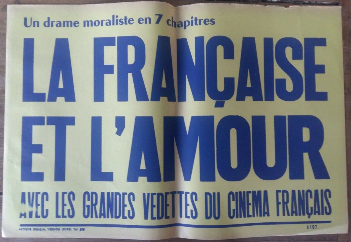 ポスターバナー THE FRENCH AND LOVE Darry COWL Jean-Paul BELMONDO – CINEAD