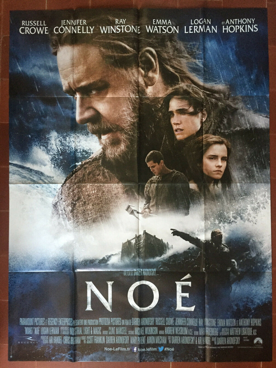 Poster NOE Darren ARONOFSKY Russell CROWE Emma WATSON storm arch 120x1 ...