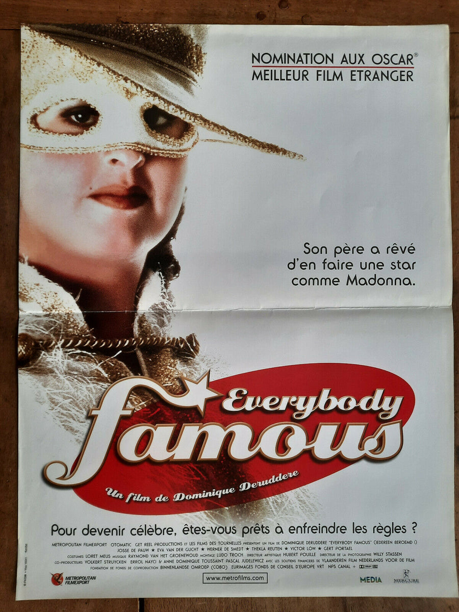 Poster EVERYBODY FAMOUS Dominique DERUDDERE Josse DE PAUW 40x60cm – CINEAD