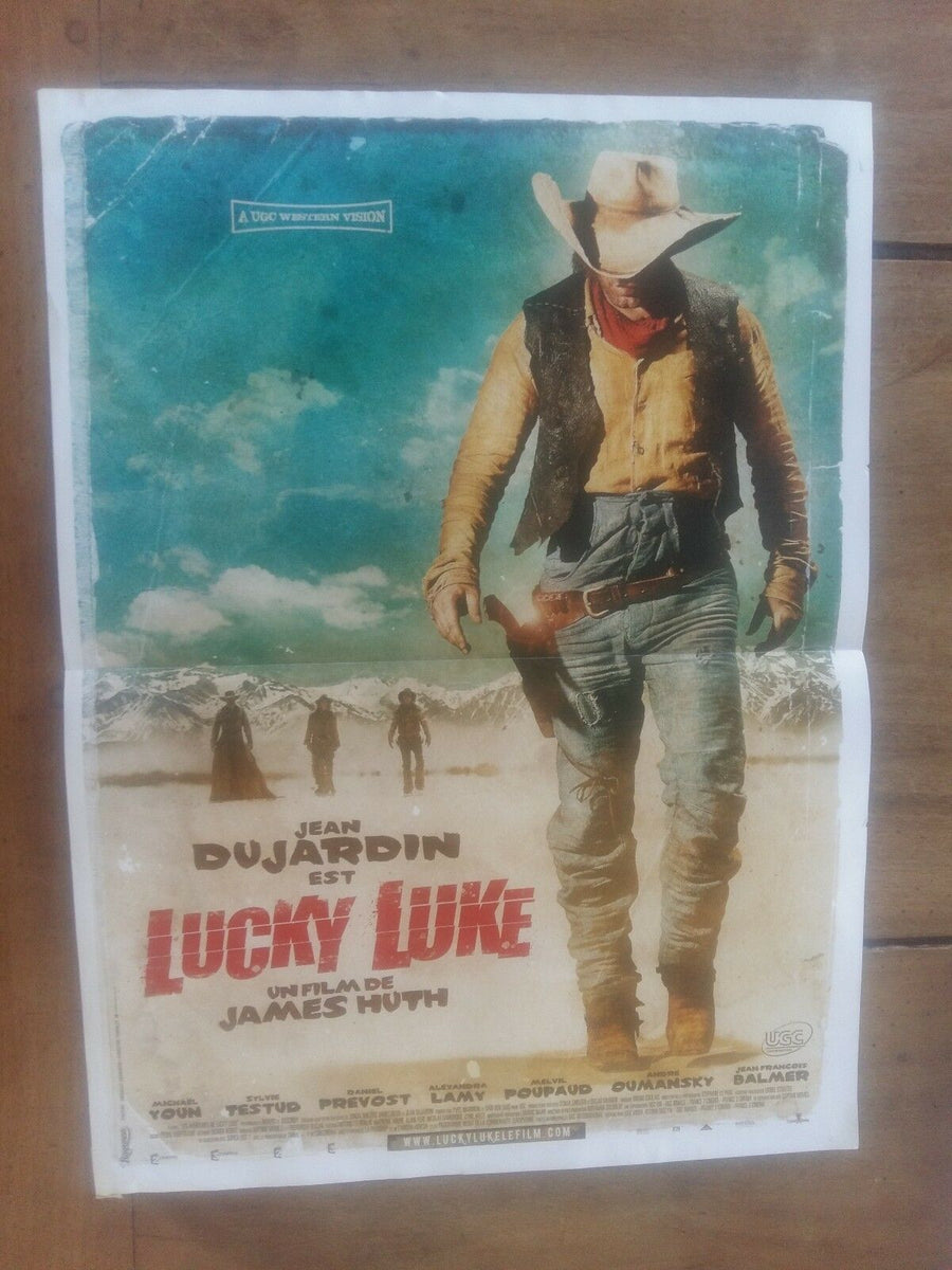 Poster LUCKY LUKE james HUTH jean DUJARDIN 40x60cm * – CINEAD