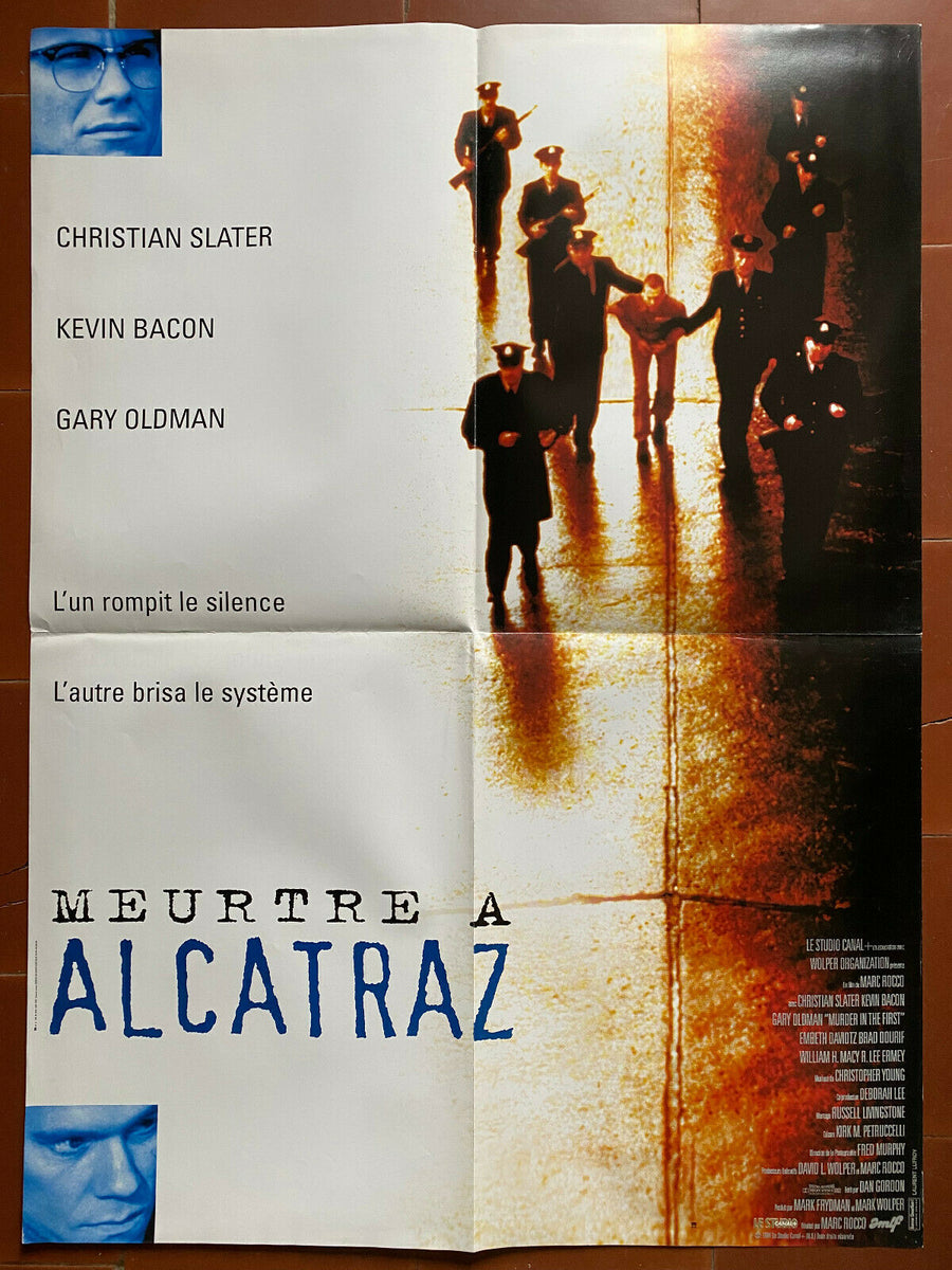 MURDER IN ALCATRAZ Poster Marc ROCCO Kevin BACON Gary OLDMAN 60x80cm ...