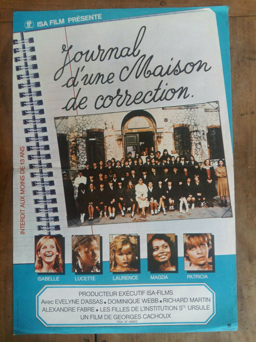 Poster JOURNAL OF A CORRECTION HOUSE Georges CACHOUX D.WEBB 40x60cm ...